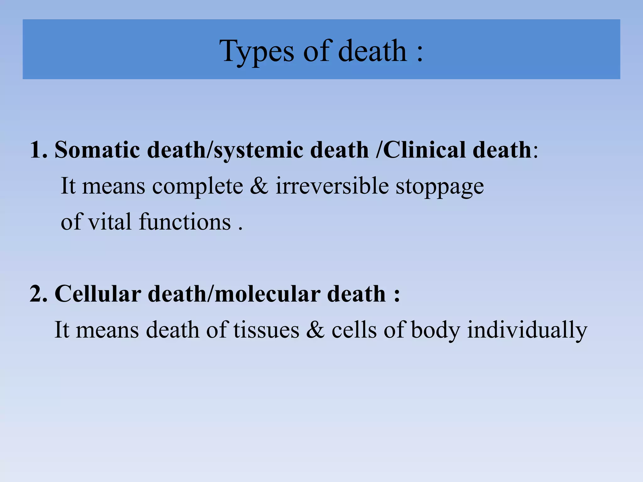 Death in Forensic Medicine | PDF