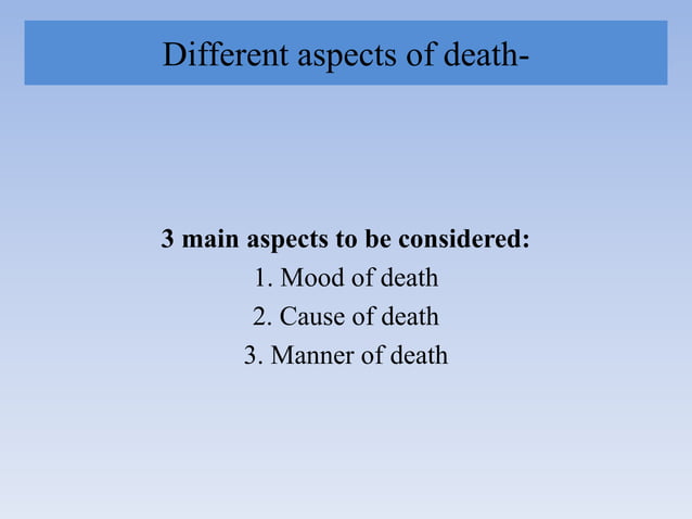 Death in Forensic Medicine | PDF