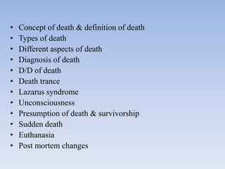 Death in Forensic Medicine | PDF