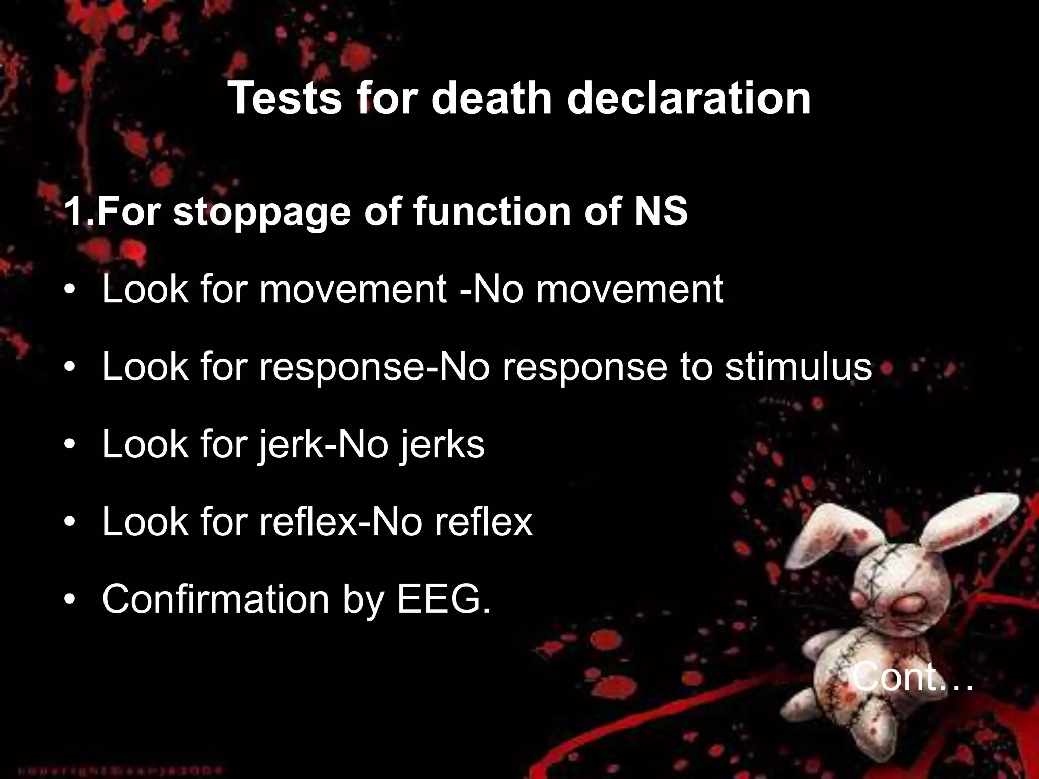 Mode of death | PPTX