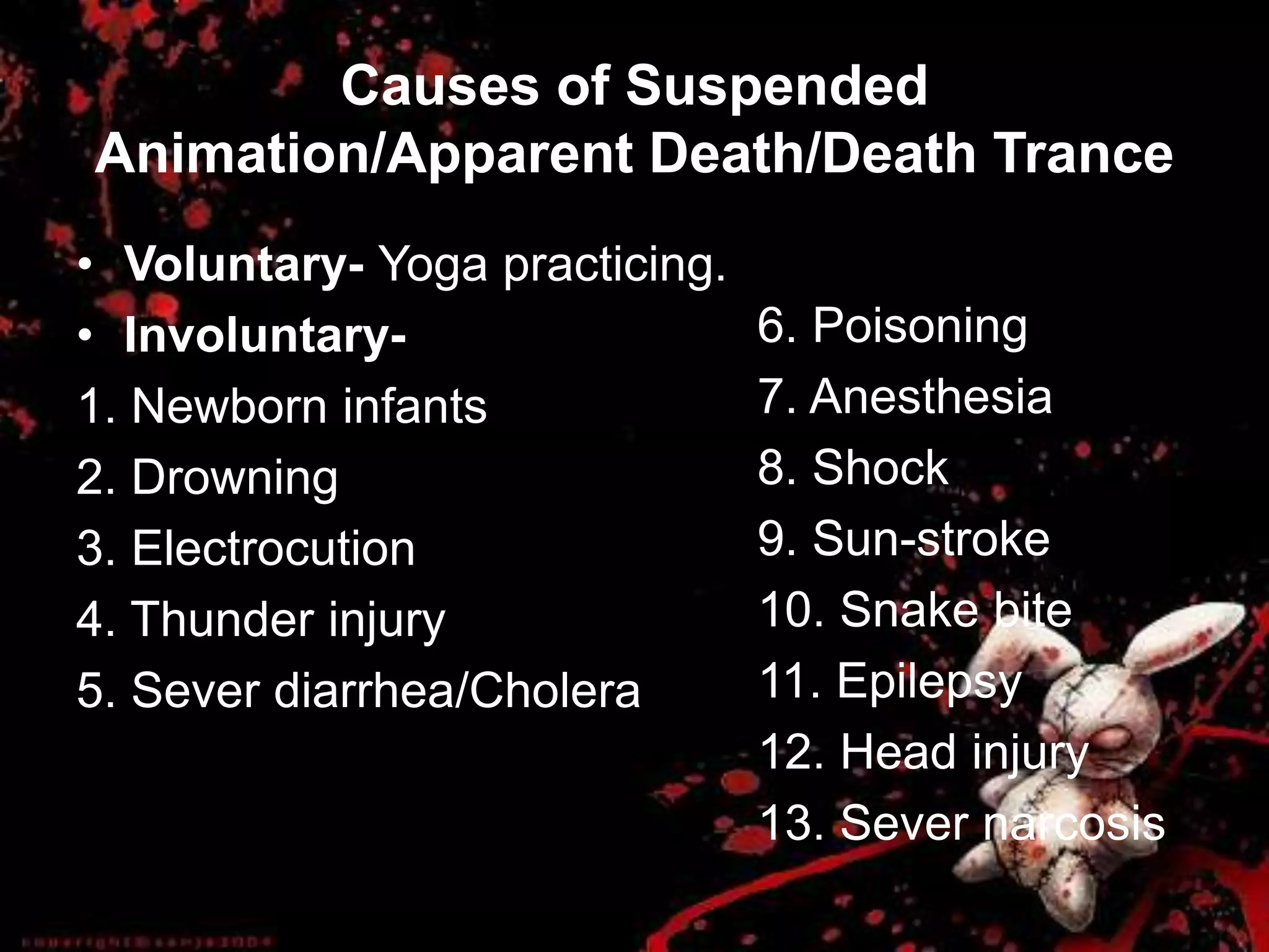Mode of death | PPTX