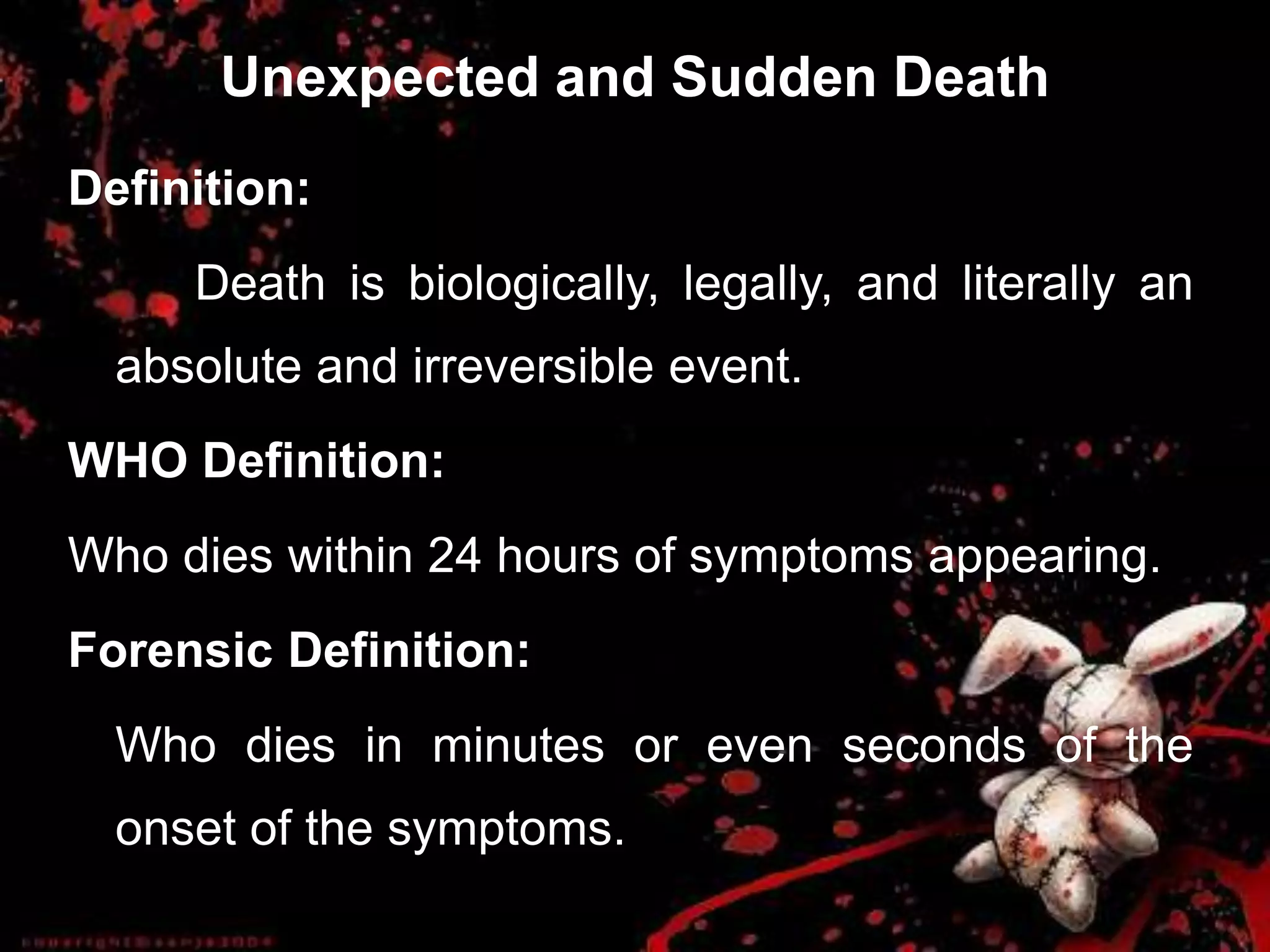 Mode of death | PPTX