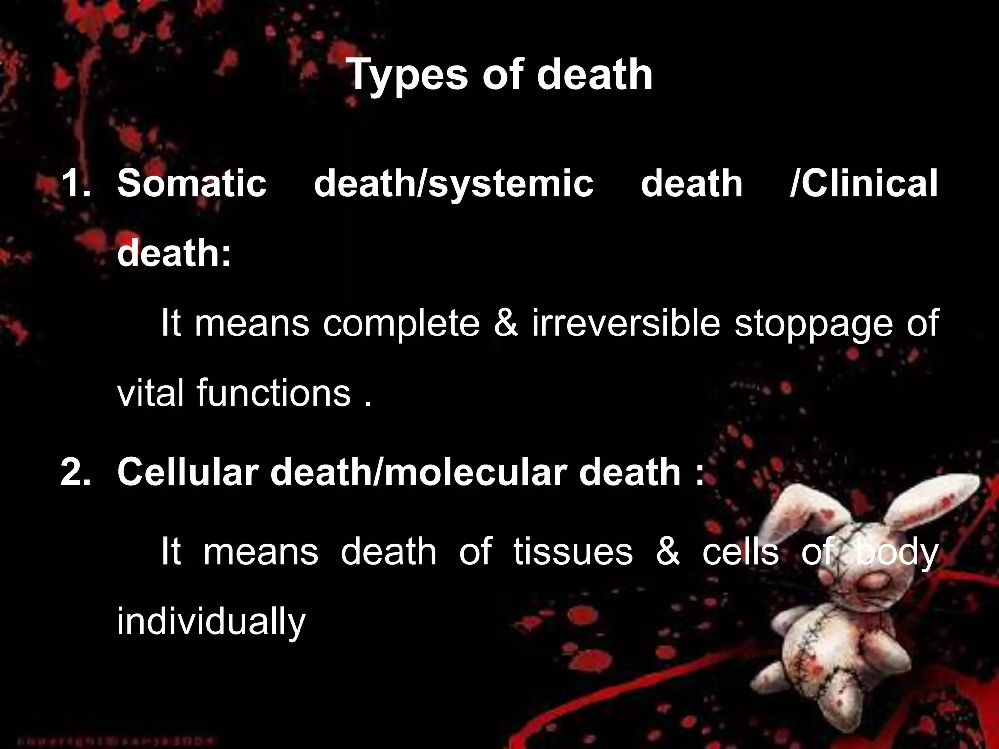 Mode of death | PPTX