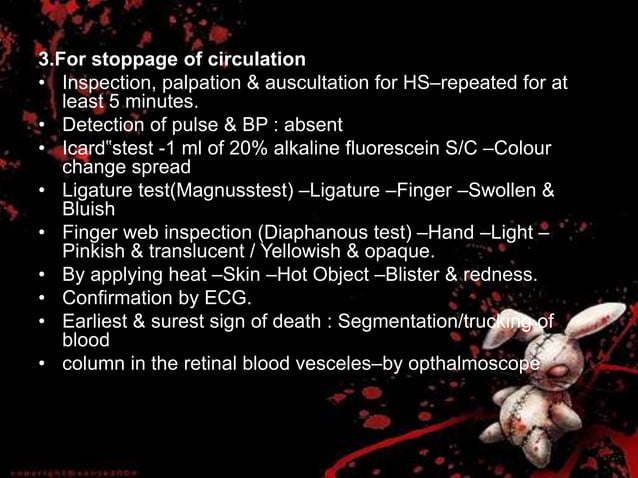 Mode of death | PPTX