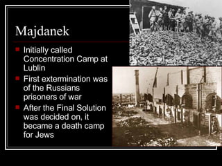 Death Camps | PPT | Death, Injury, or Military Conflict | Sensitive Topics
