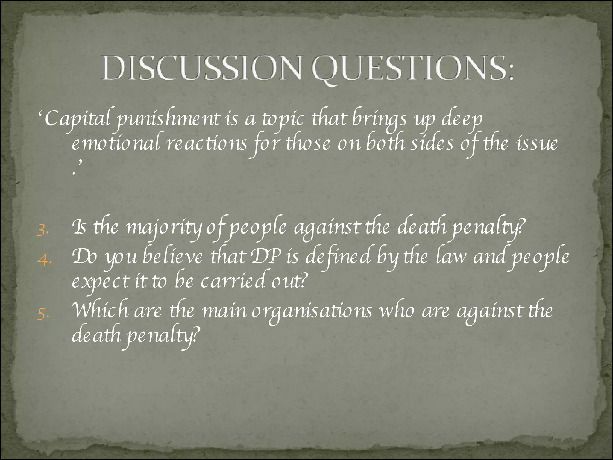 Death Penalty | PPT