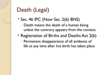 Death and its changes, Forensic Medicine | PPTX