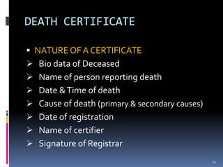Death and signs of death | PPTX