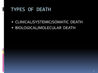 Death and signs of death | PPTX