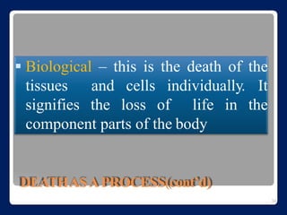Death and signs of death | PDF