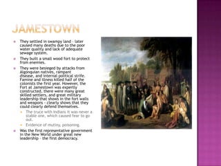 Death at jamestown | PPT