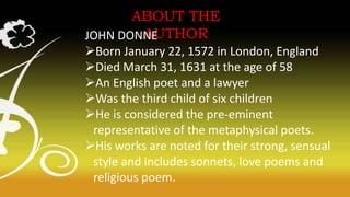 Death, Be Not Proud By John Donne | PPTX