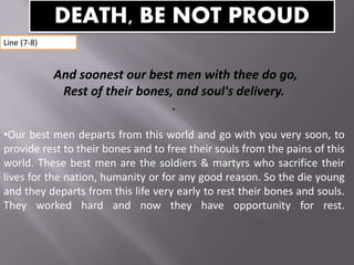 Death, be not proud | PPTX