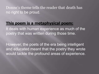 Death, be not proud | PPTX