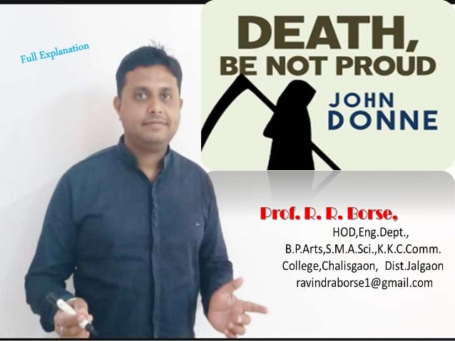 Death be not proud by John Donne ppt.pptx