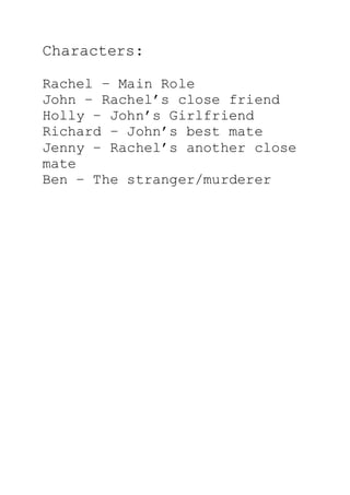 Death birthday script draft | PDF