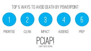 Avoiding Death By PowerPoint | PPSX