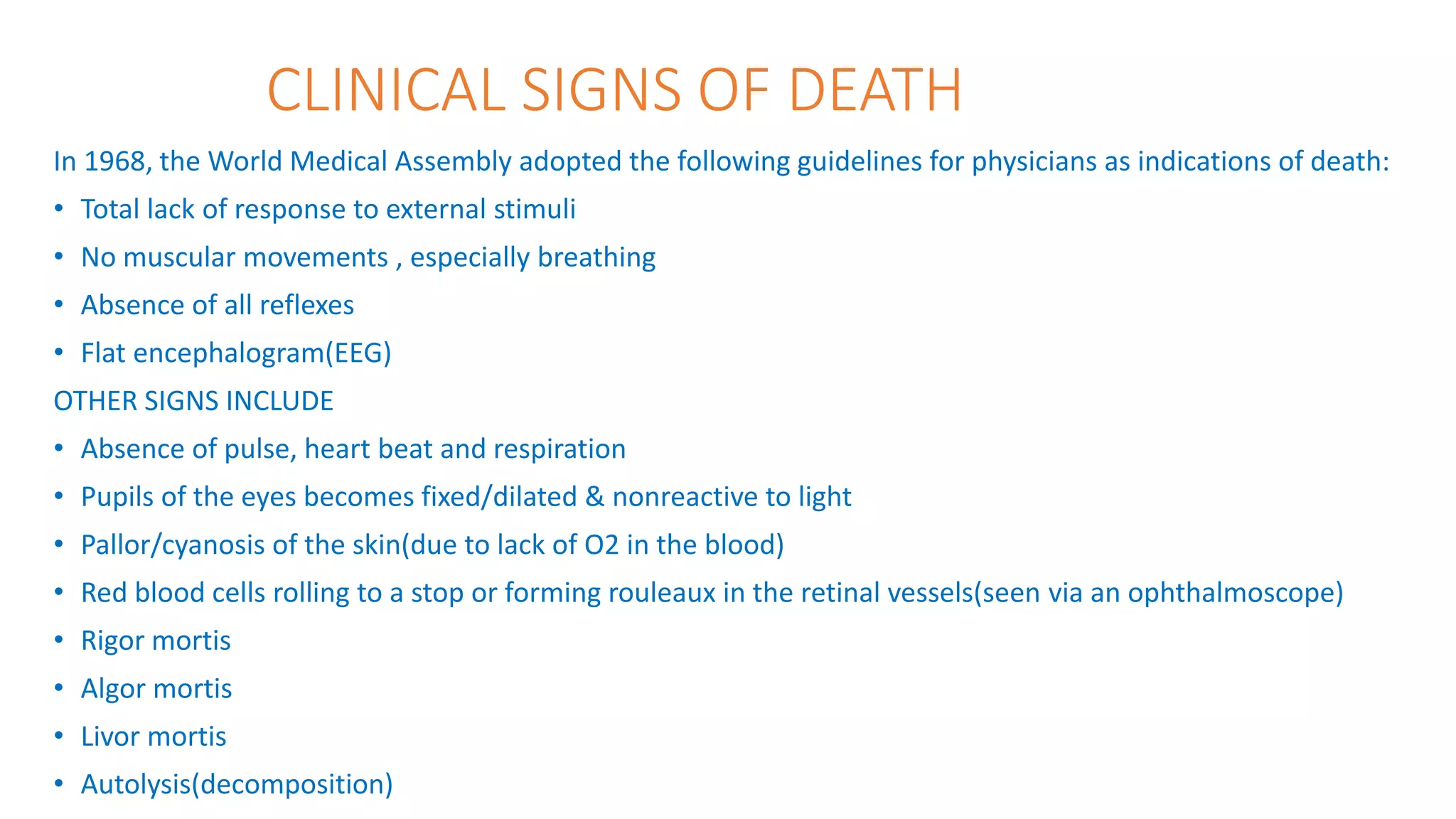 Death & Care of dead body | PPTX