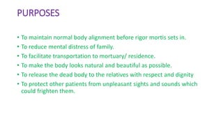 Death & Care of dead body | PPTX
