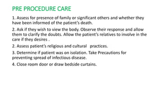 Death & Care of dead body | PPTX