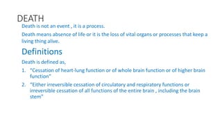 Death & Care of dead body | PPTX