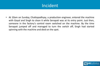 Handling a Death case in Factory | PPTX