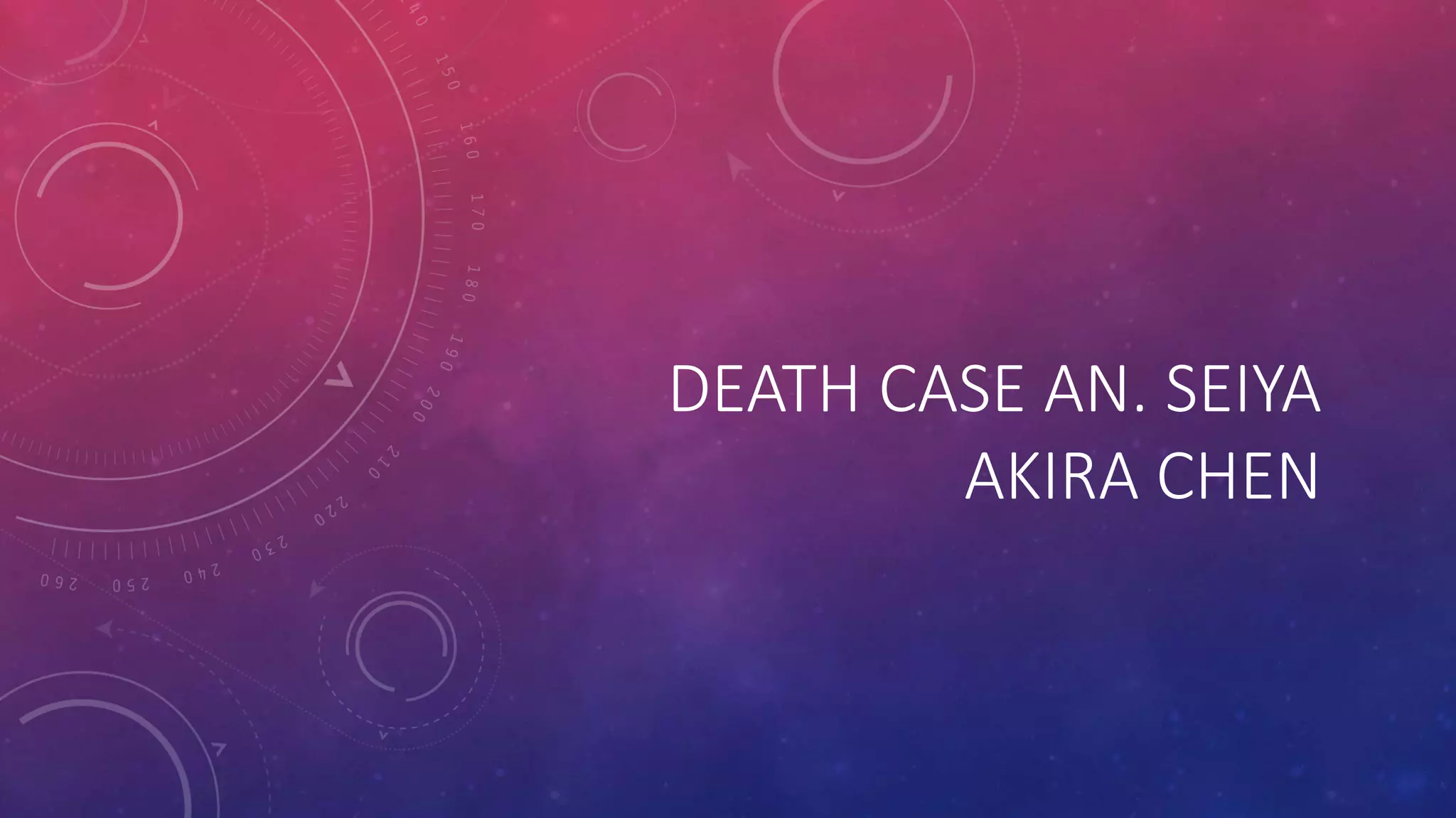 DEATH CASE An Seiya Akira.pptx