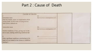 Death certificate | PPTX