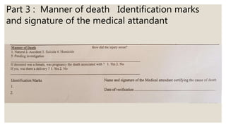 Death certificate | PPTX