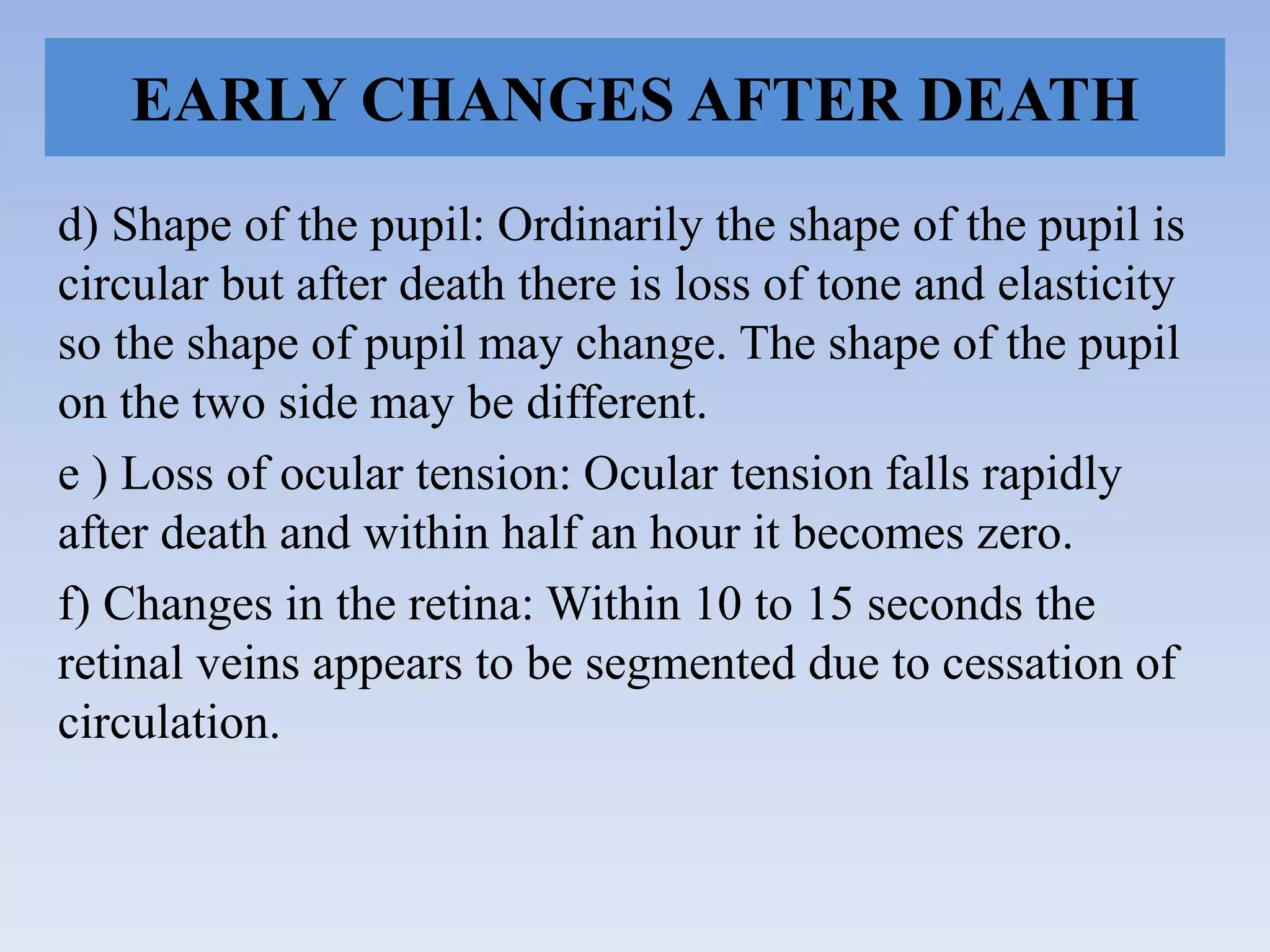 Death & changes after death | PDF