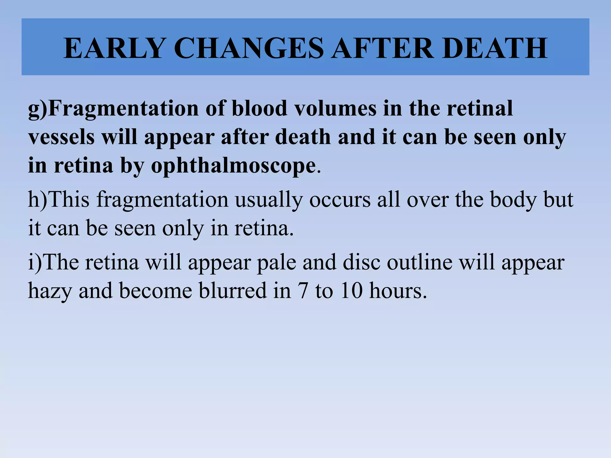 Death & changes after death | PDF