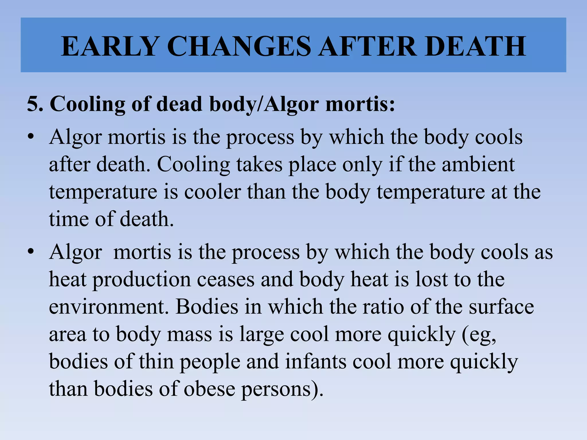 Death & changes after death | PDF