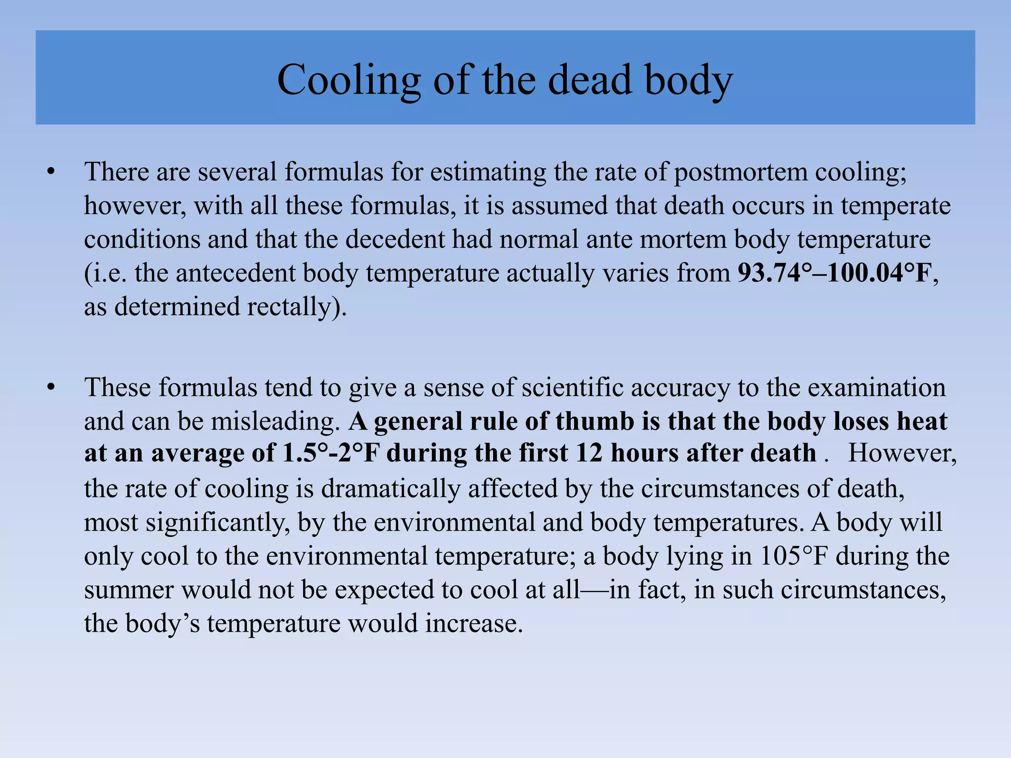 Death & changes after death | PDF