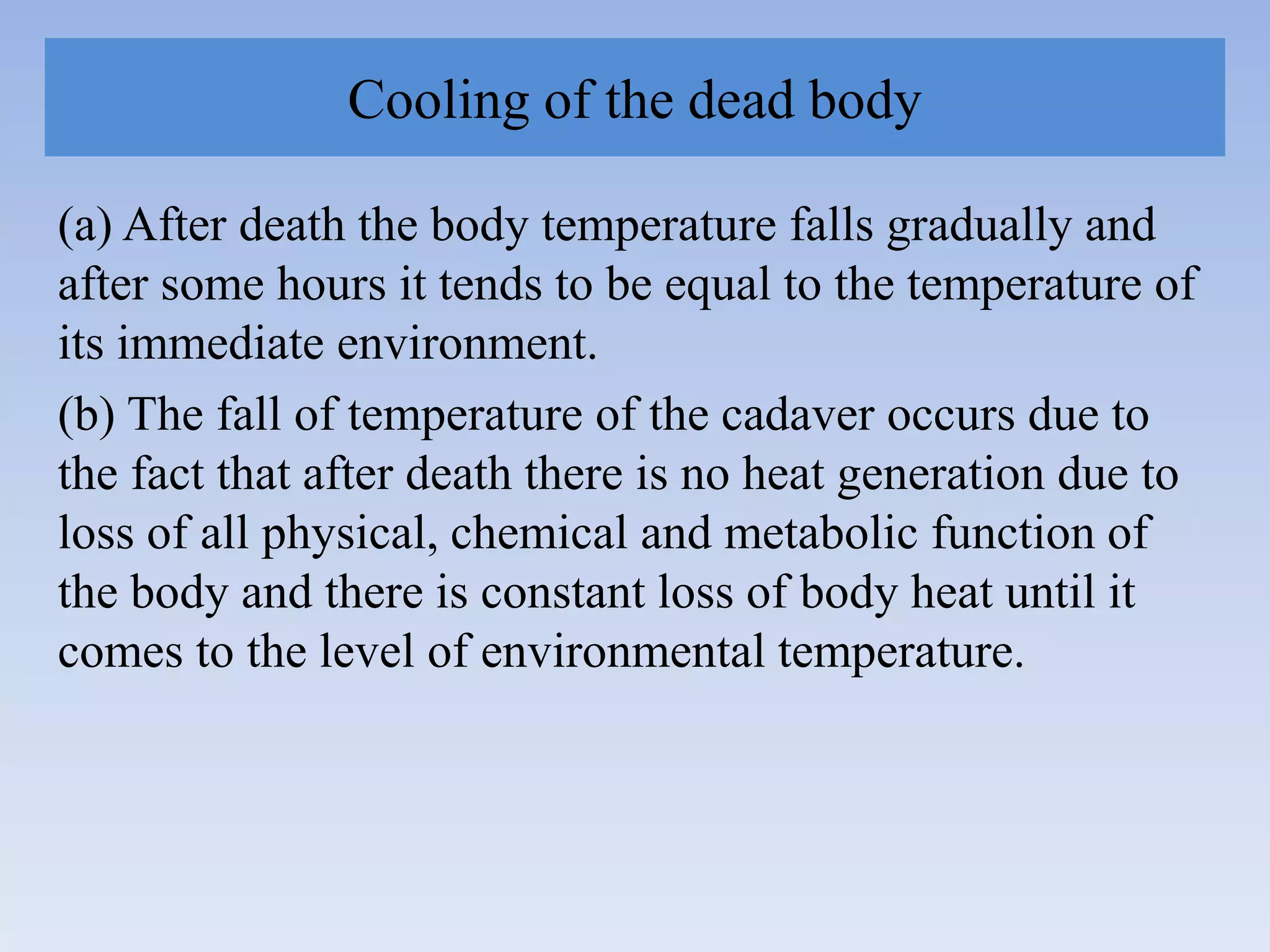 Death & changes after death | PDF