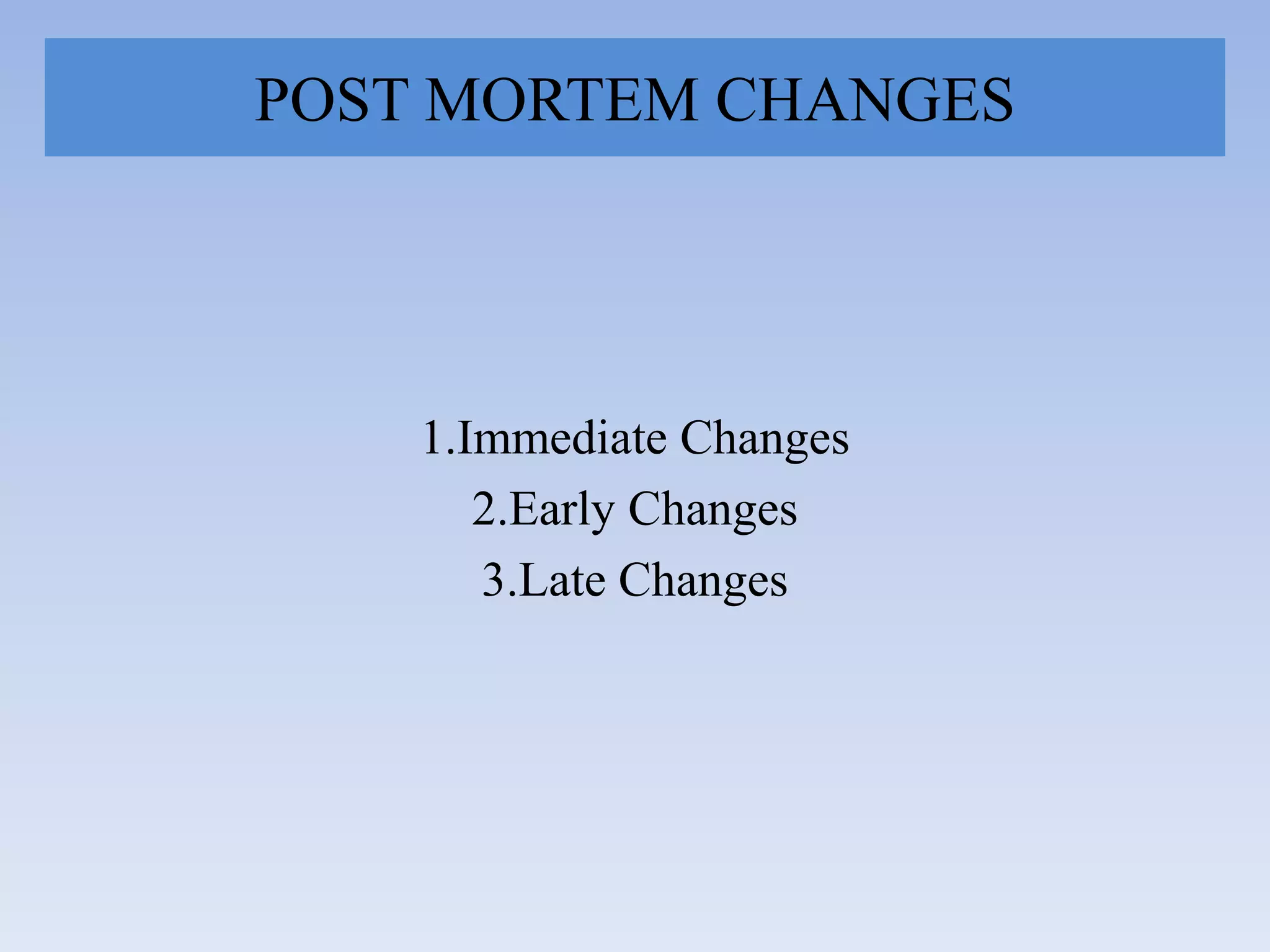 Death & changes after death | PDF