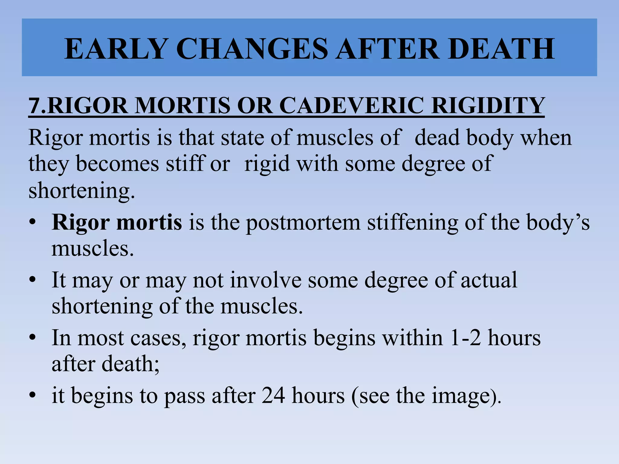 Death & changes after death | PDF