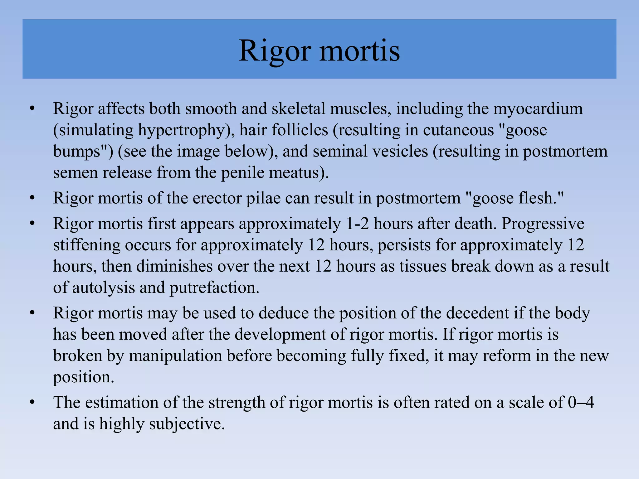Death & changes after death | PDF