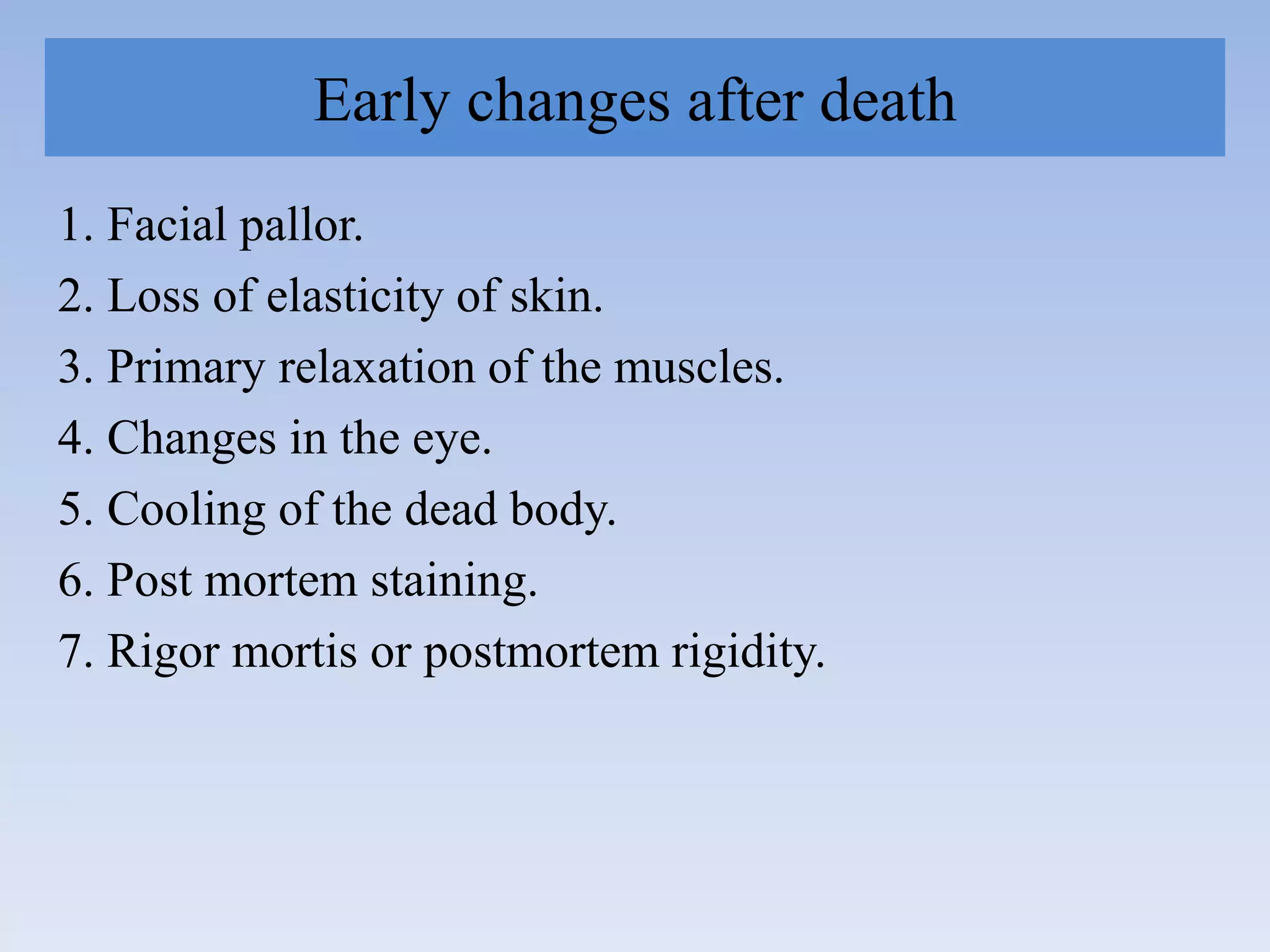 Death & changes after death | PDF