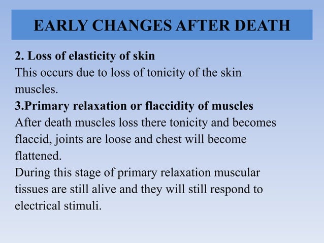 Death & changes after death | PDF | Eye and Vision Conditions ...