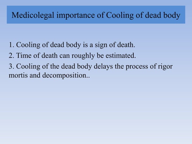 Death & changes after death | PDF | Eye and Vision Conditions ...