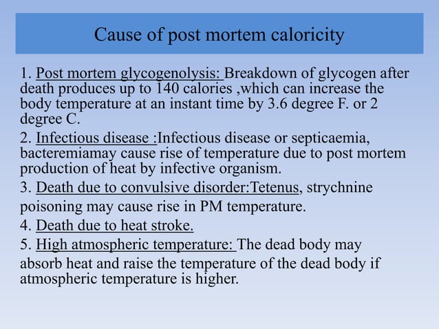 Death & changes after death | PDF | Eye and Vision Conditions ...