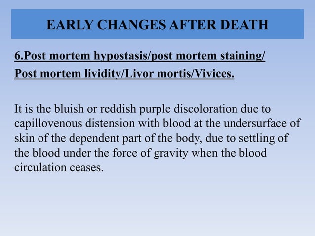Death & changes after death | PDF | Eye and Vision Conditions ...