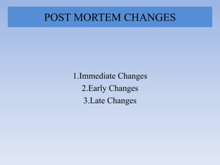 Death & changes after death | PDF | Eye and Vision Conditions ...