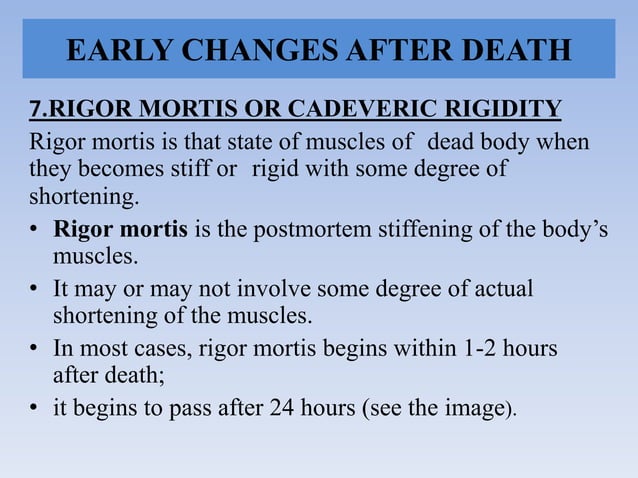 Death & changes after death | PDF | Eye and Vision Conditions ...
