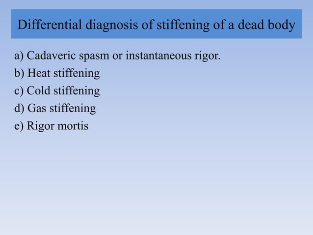 Death & changes after death | PDF | Eye and Vision Conditions ...