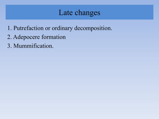 Death & changes after death | PDF | Eye and Vision Conditions ...