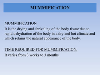 Death & changes after death | PDF | Eye and Vision Conditions ...