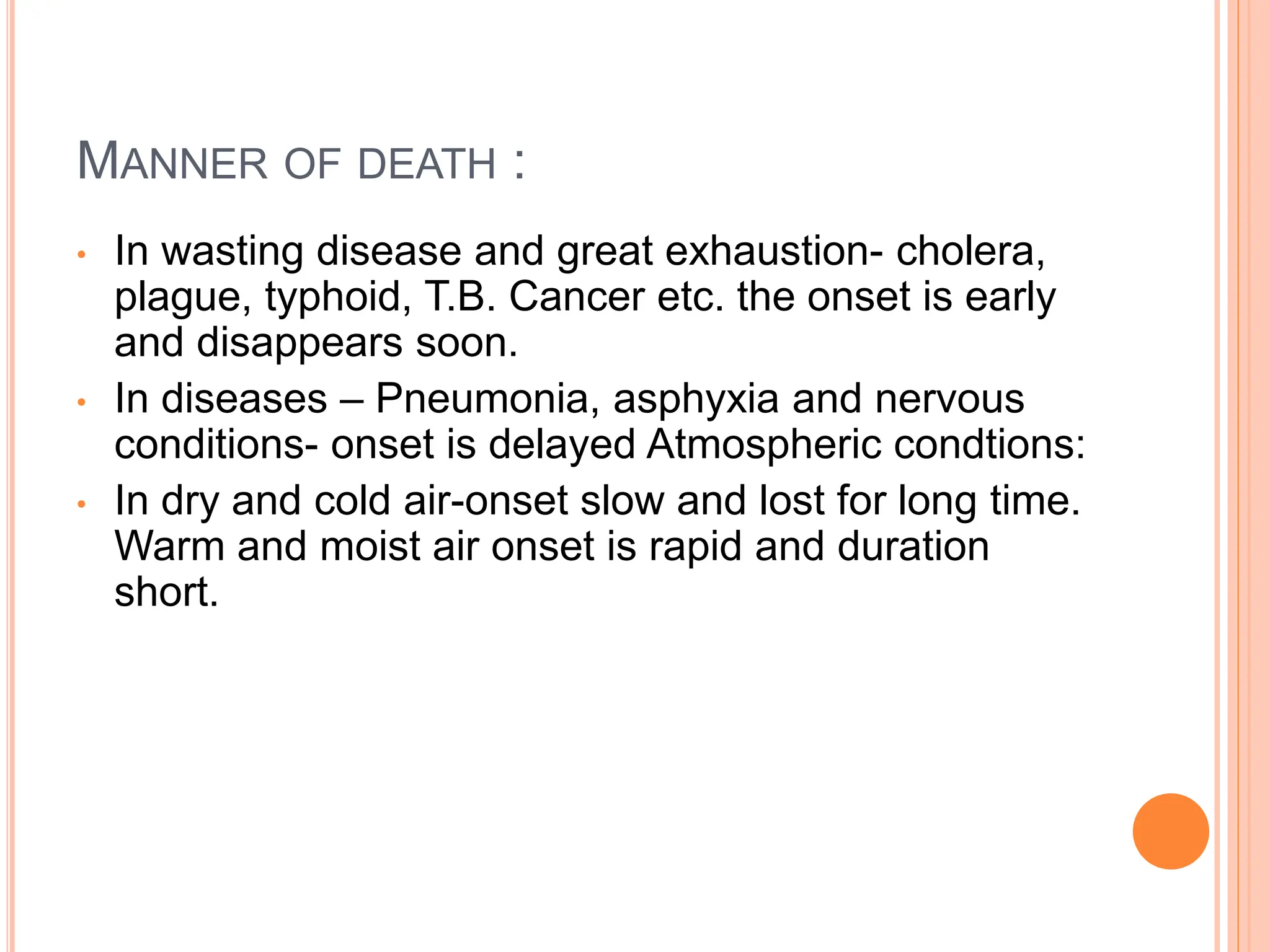 death changes after death.ppt in the class | PPT