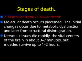 Death, Diagnosis & Certification-forensic medicine | PPTX