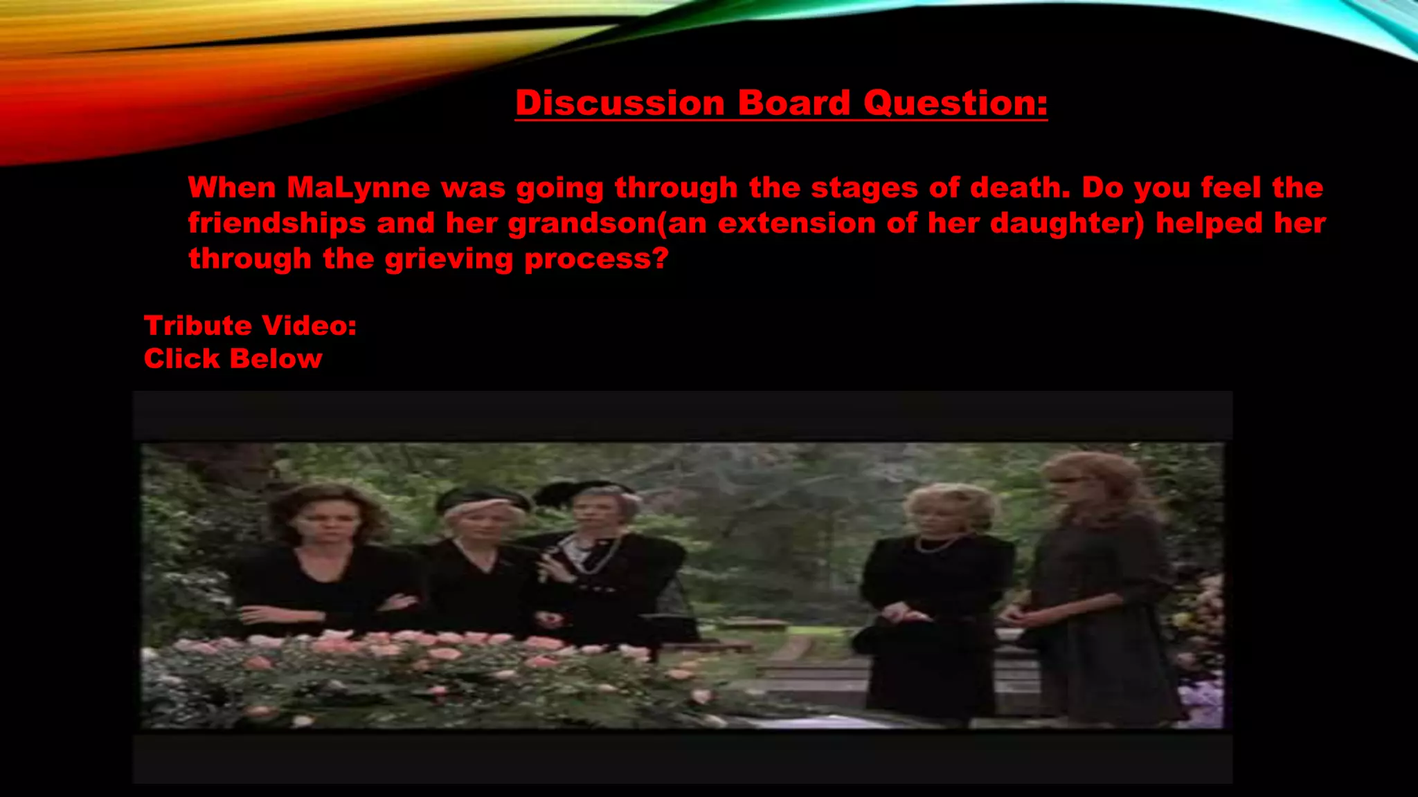 Death, dying and the grieving process | PPTX